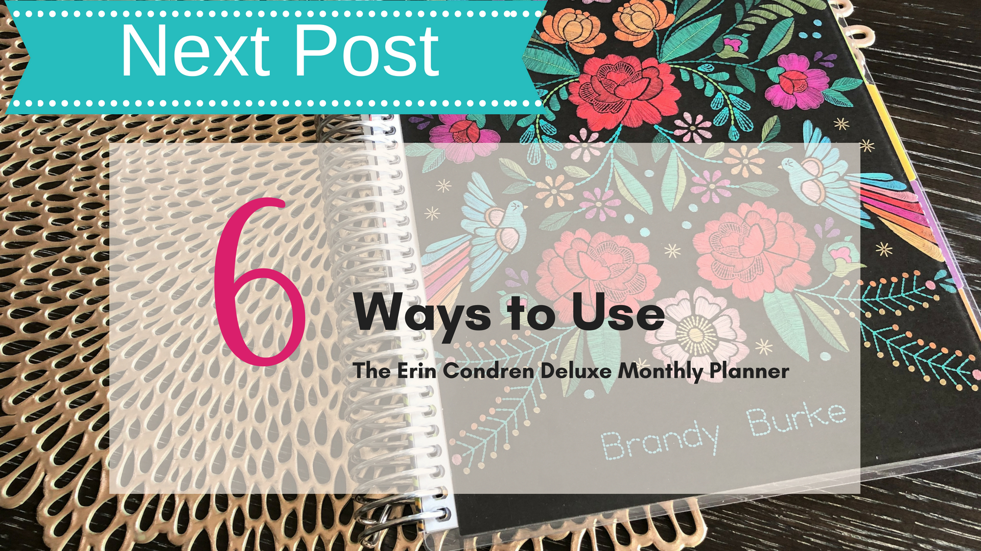 Next Post 6 Ways To Use Erin Condren Deluxe Monthly - Floral Design ...