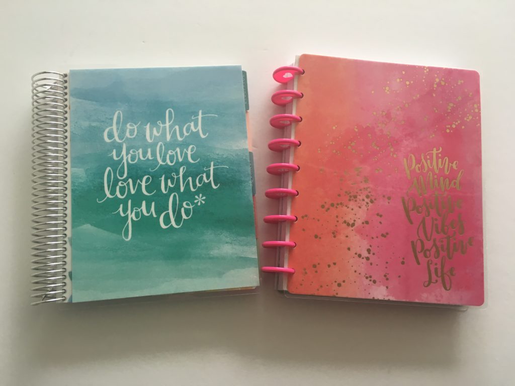 Happy Planner Versus Erin Condren Horizontal Life Planner - Sketch Pad ...