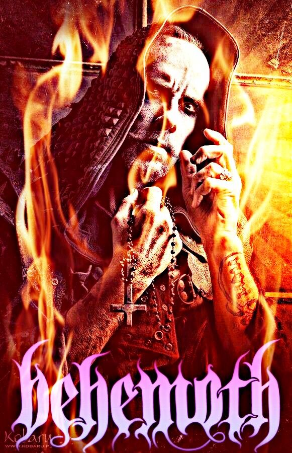#behemoth #nergal #wallpaper #fire #blackmetal Nergal - Behemoth The Satanist Patch (#1686732 ...