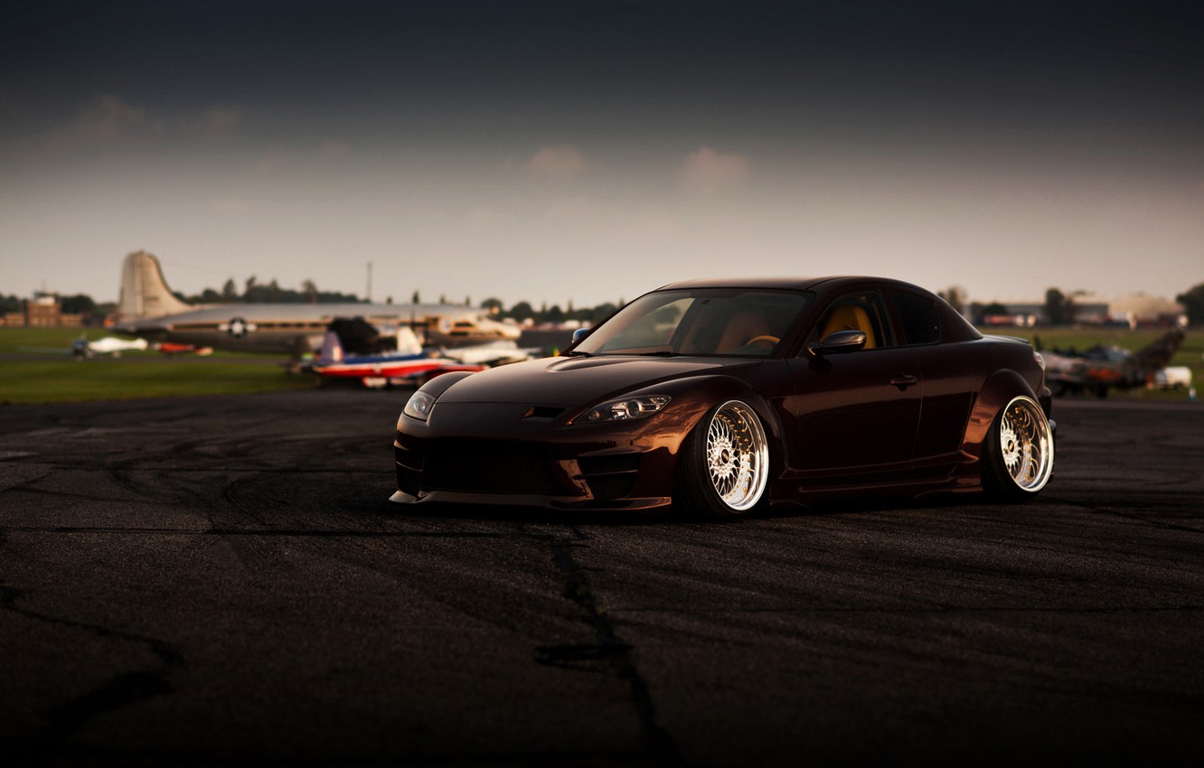 Photo Wallpaper Car, Tuning, Mazda, Mazda, Rx-8, Stance, - Rx8 With Bbs ...