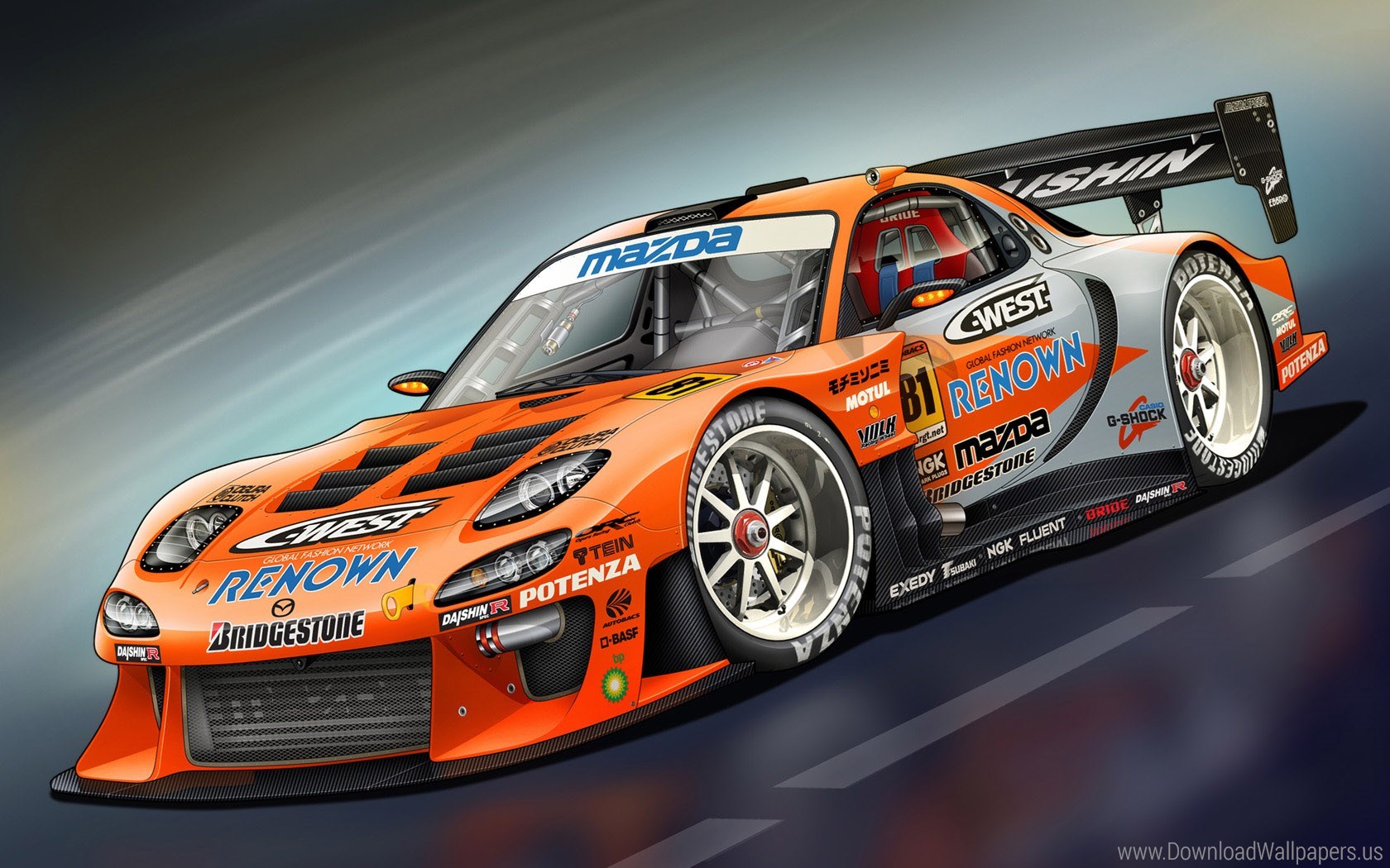 Mazda Rx7 Wallpaper - Mazda Rx 7 Racing (#1694383) - HD Wallpaper ...