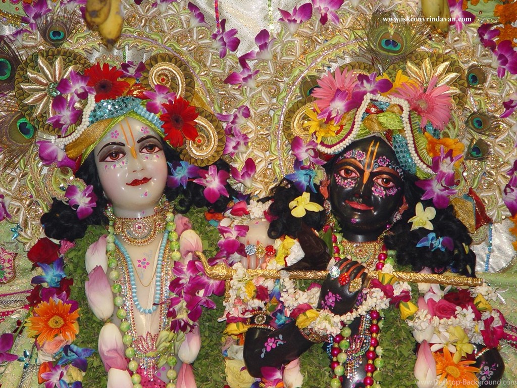 Iskcon Vrindavan Krishna Balram (#178081) - HD Wallpaper & Backgrounds ...