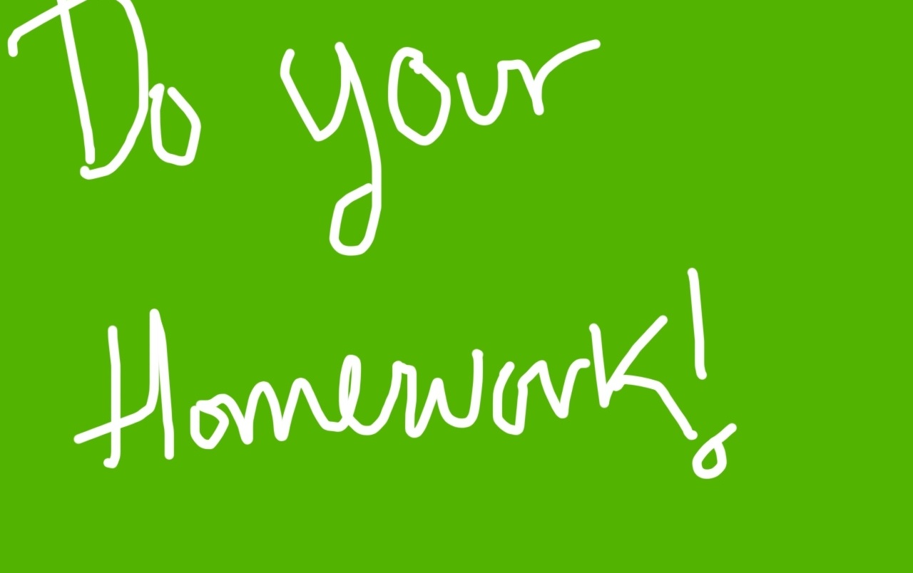 Original Do Your Homework Wallpapers - Do Homework (#1720209) - HD ...