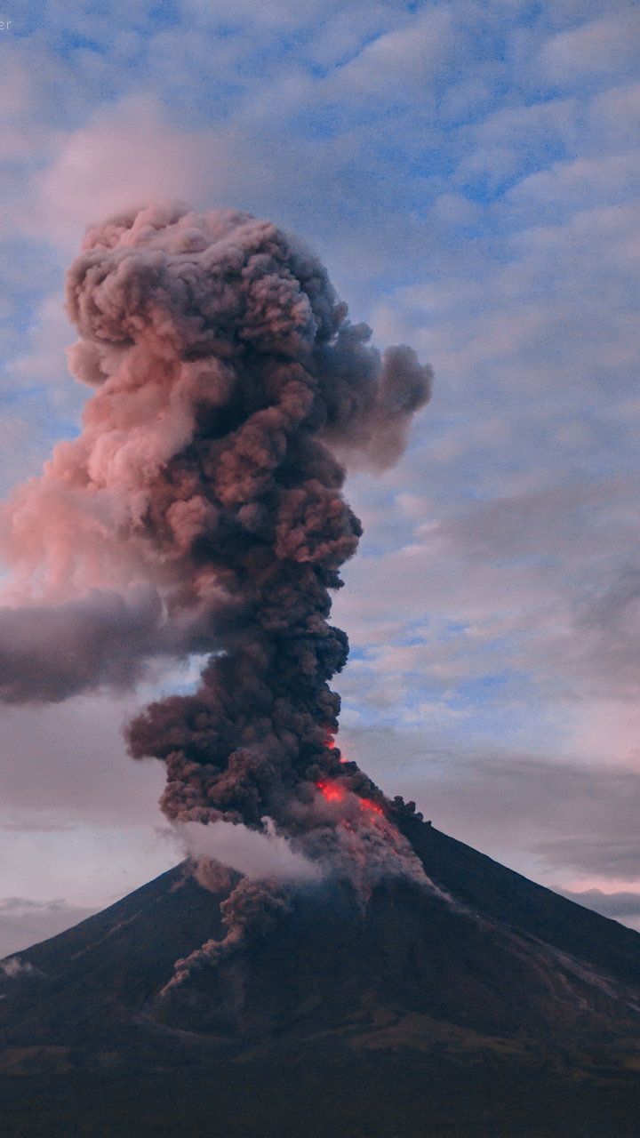 Download Pollution, Atmosphere, Volcano, Sky, Lava Hd Wallpaper ...