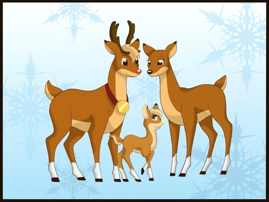 Download The Red Nosed Reindeer Images And Thunder Wallpaper - Rudolph ...