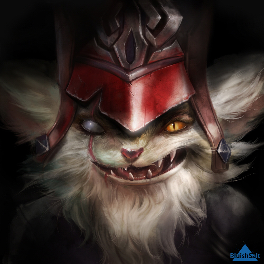 Kled Portrait By Bluishsalt Hd Wallpaper Fan Art Artwork - League Of ...