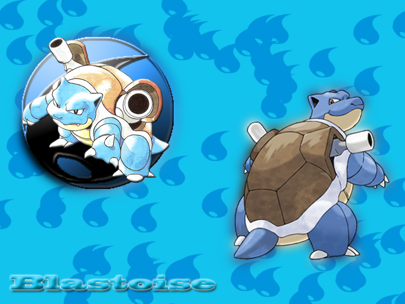 By Jessica Anderson Pokemon Blastoise Wallpaper - Water Pokemon ...