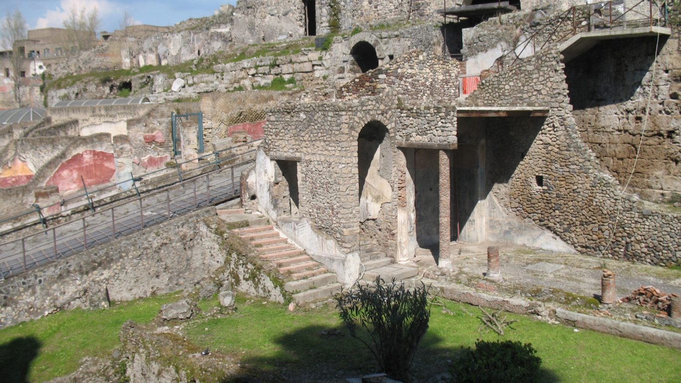 Ruins Pompeii Italy Ancient Architecture Hd Background - Pompeii ...