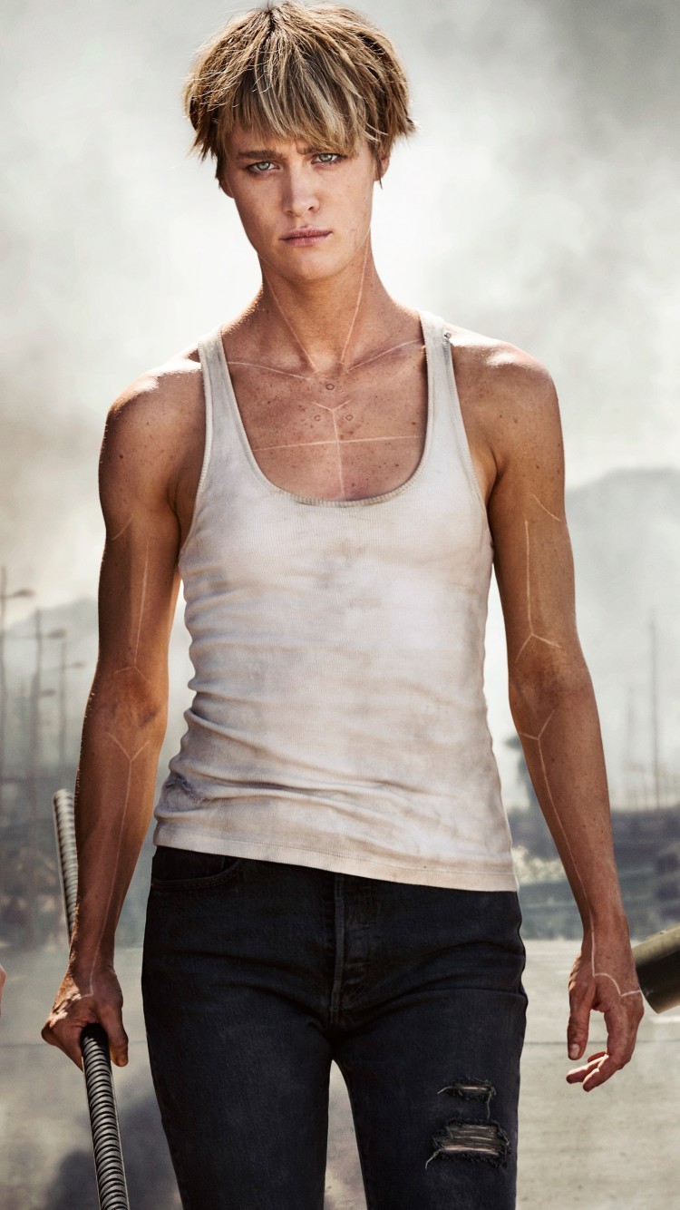 Terminator, Mackenzie Davis, Linda Hamilton, Natalie - Terminator Dark ...