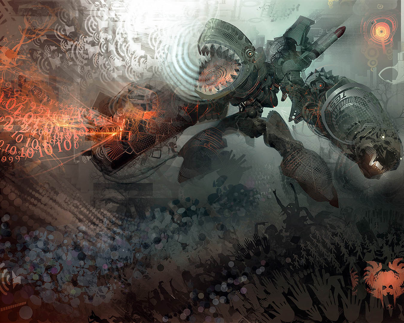 Digital Behemoth - Behemoth Monster (#1767141) - HD Wallpaper ...