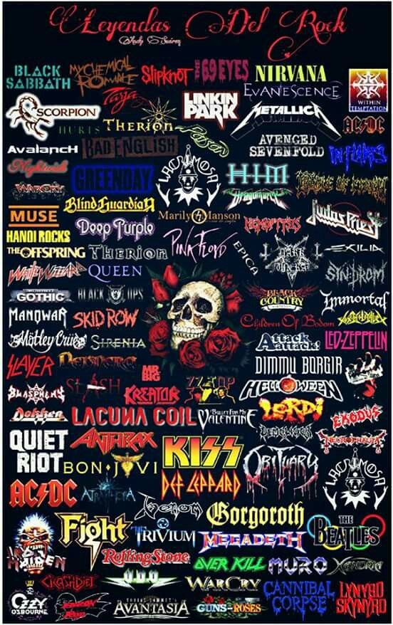 Leyendas Del Rock Collage - Portadas De Bandas De Rock (#1772898) - HD ... Leyendas Del Rock Collage - Portadas De Bandas De Rock (#1772898) - HD ...
