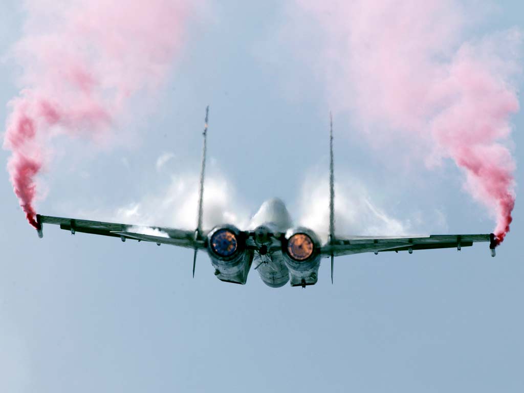 Sukhoi Su-35 - Su 35 Back (#1774348) - HD Wallpaper & Backgrounds Download