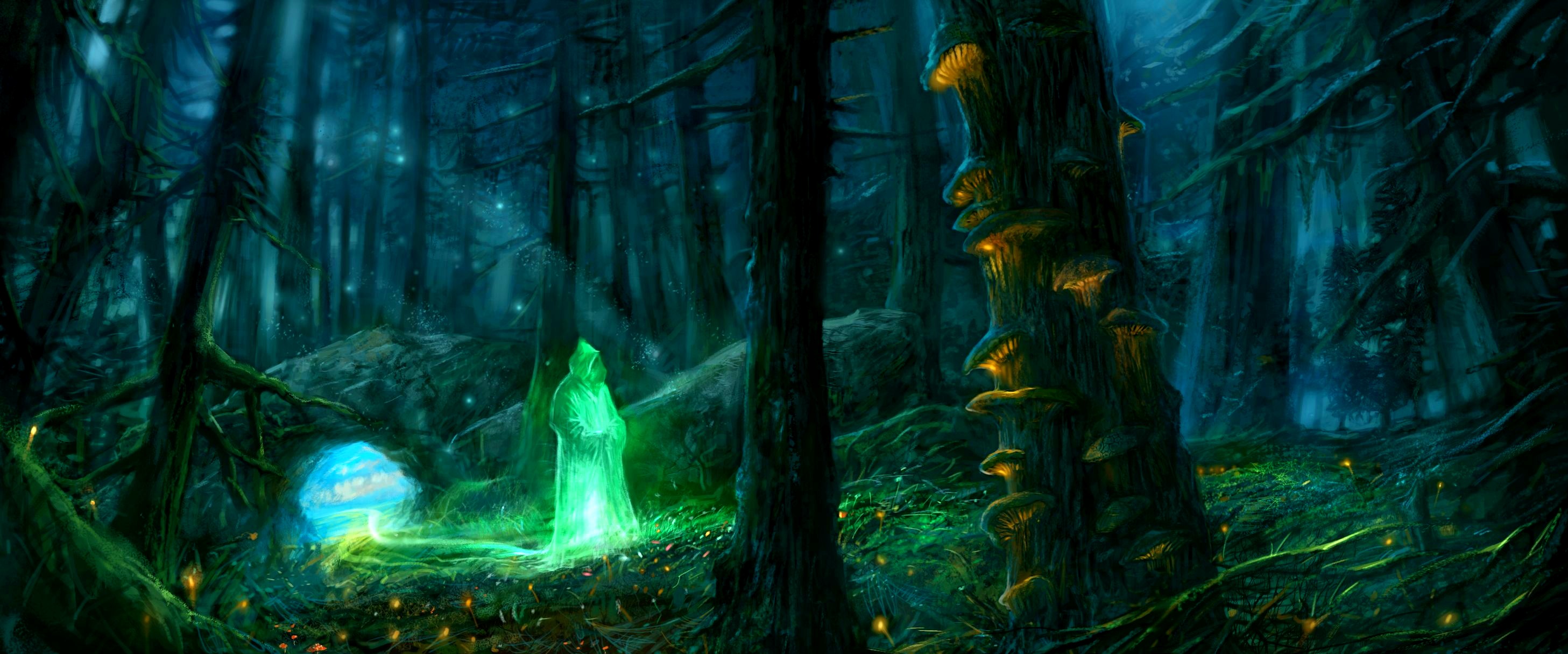 Sorcerer Wallpaper - Forest Sorcerer (#1778241) - HD Wallpaper ...