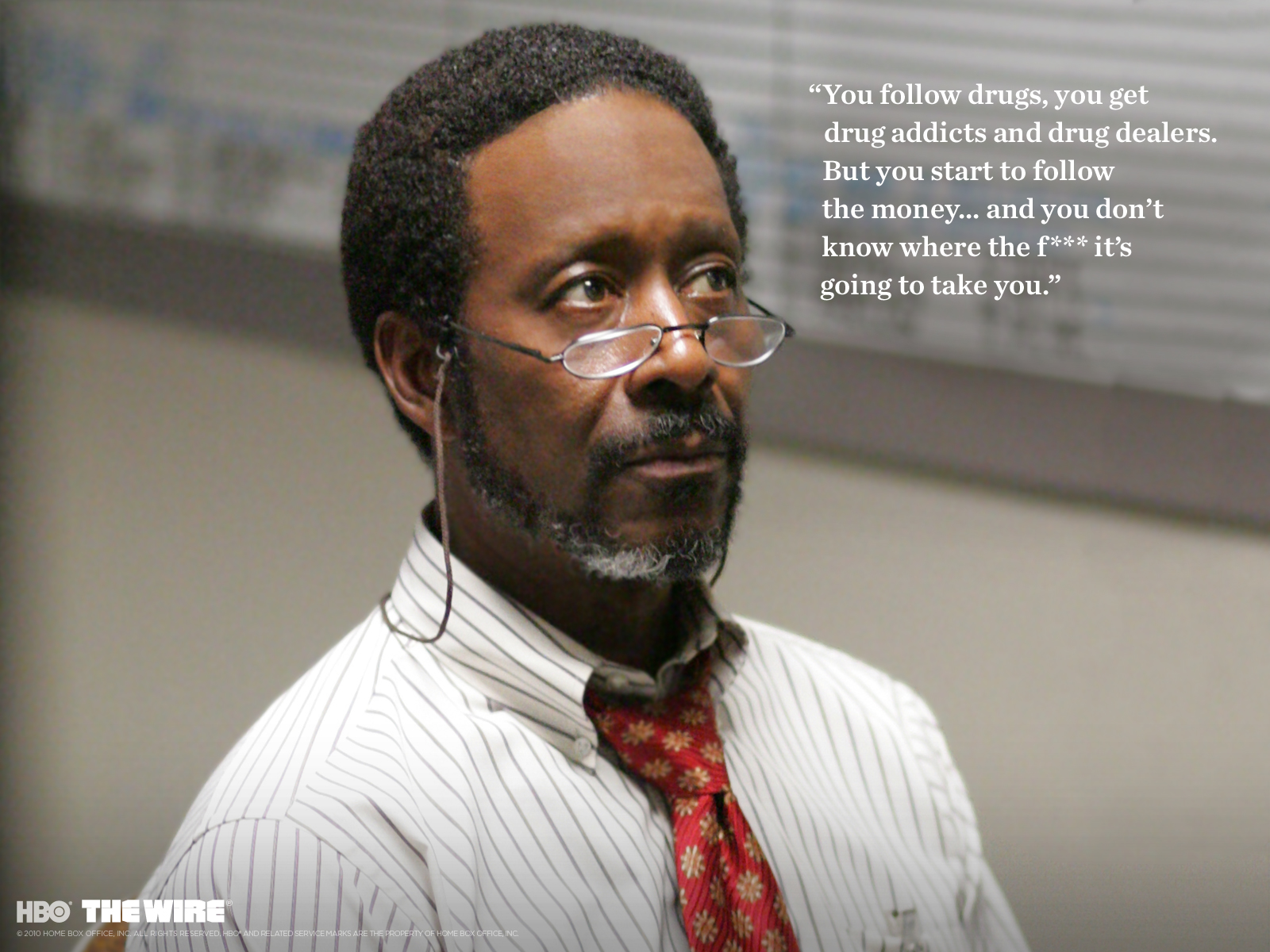 Lester Freamon - Wire Follow The Money (#1796761) - HD Wallpaper ...