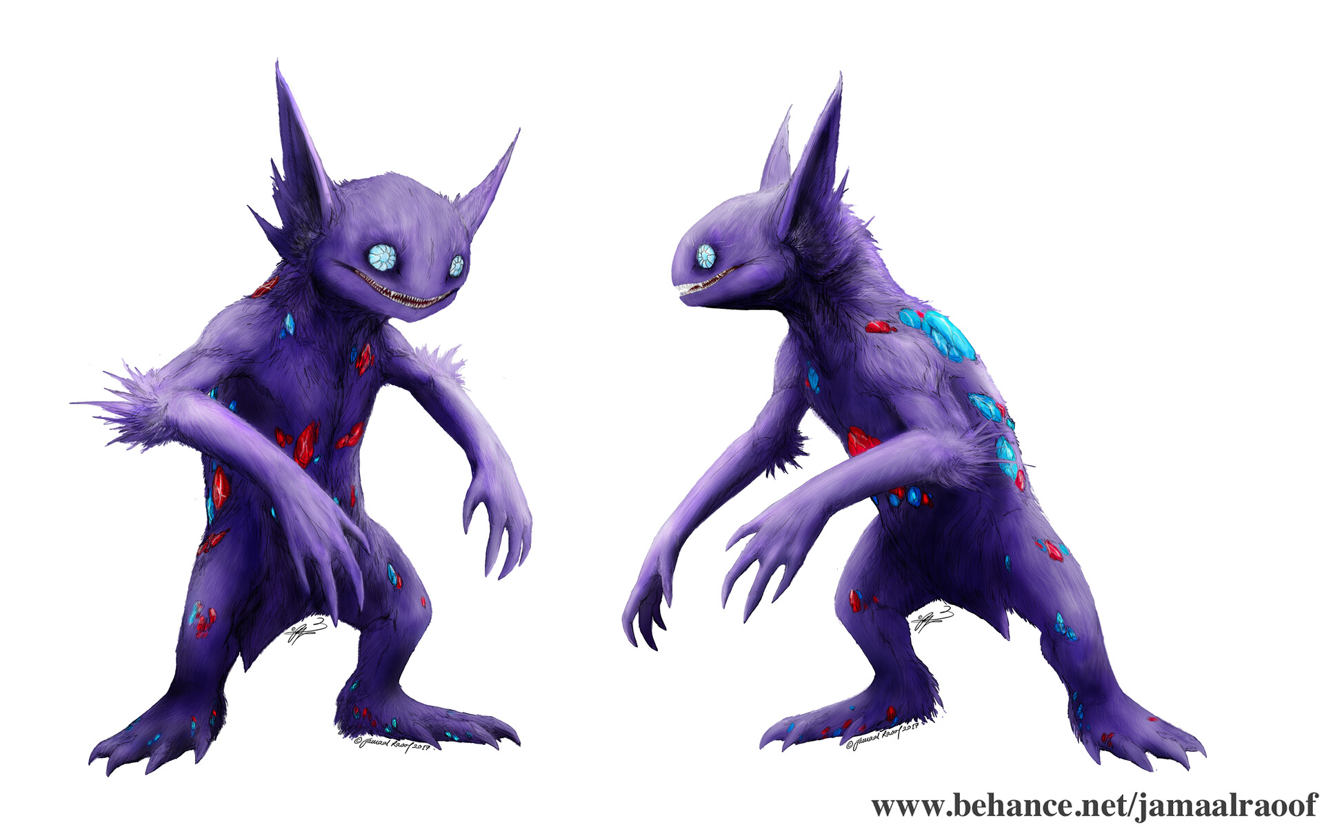 Realistic Sableye (#1818413) - HD Wallpaper & Backgrounds Download