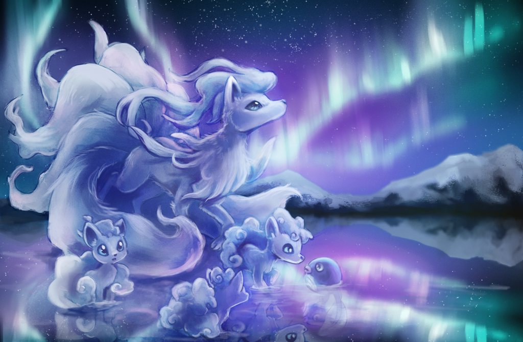 Alolan Nintetales By Foxeaf Alolan Ninetales, Alolan - Alolan Ninetales ...
