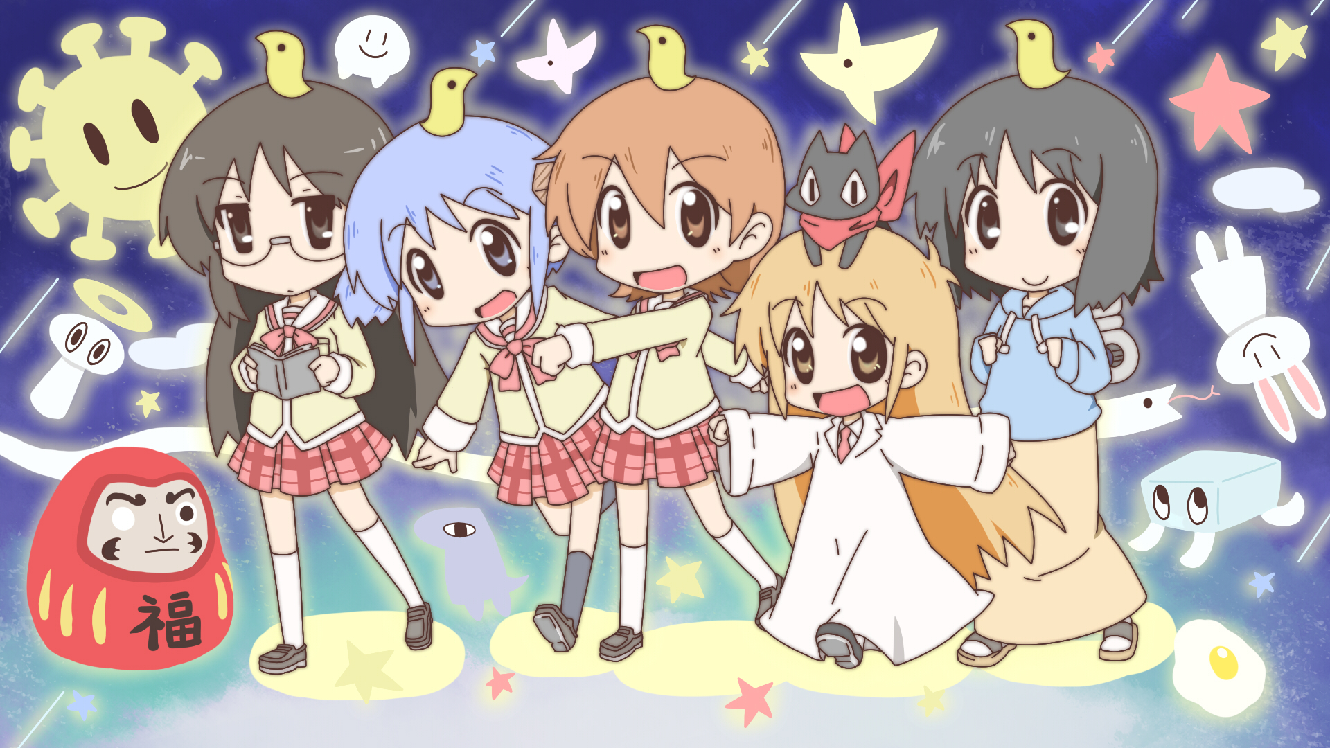 Nichijou Wallpaper - Nichijou Hd (#1832558) - HD Wallpaper ...