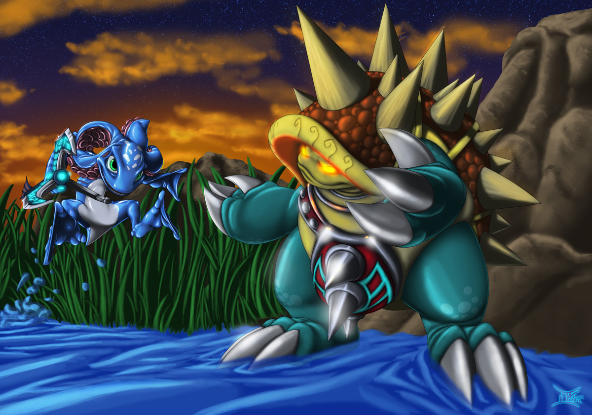 Chinese Chrome Rammus Skin Rammus Fanart By Jackrow - League Of Legends ...