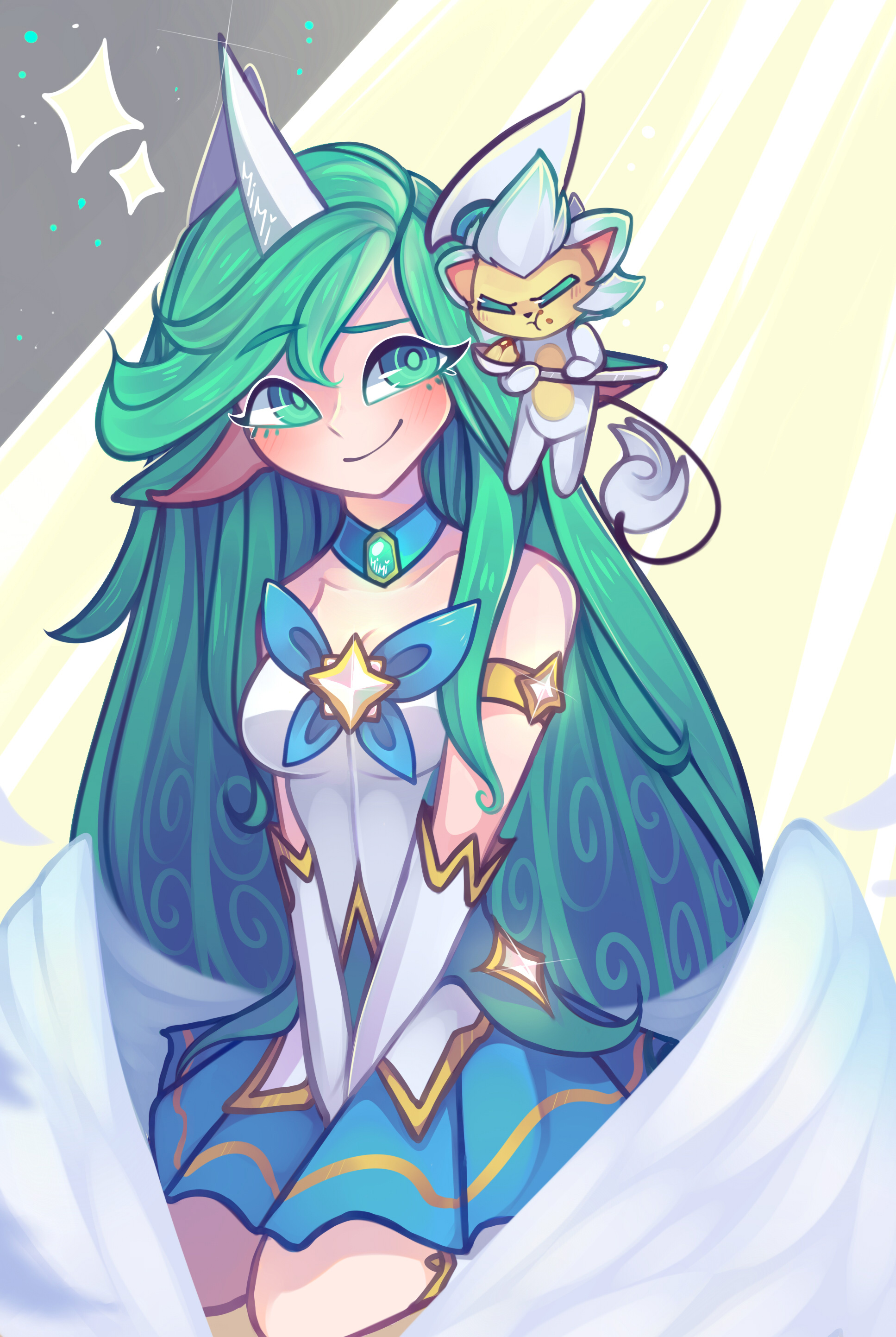Star Guardian Soraka By Mimi Hd Wallpaper Background - Soraka Star ...