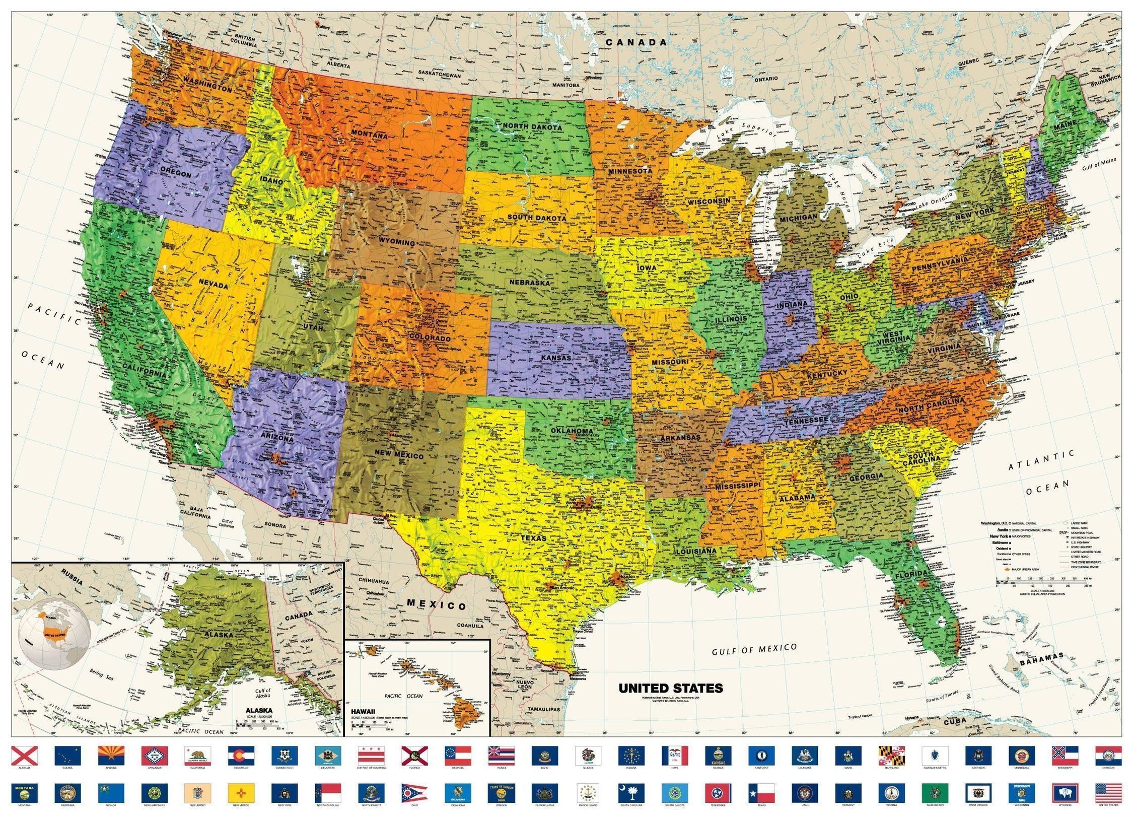 Real Map Of United States (#1913705) - HD Wallpaper & Backgrounds Download