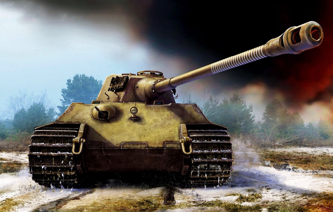 King Tiger Tank Wallpaper