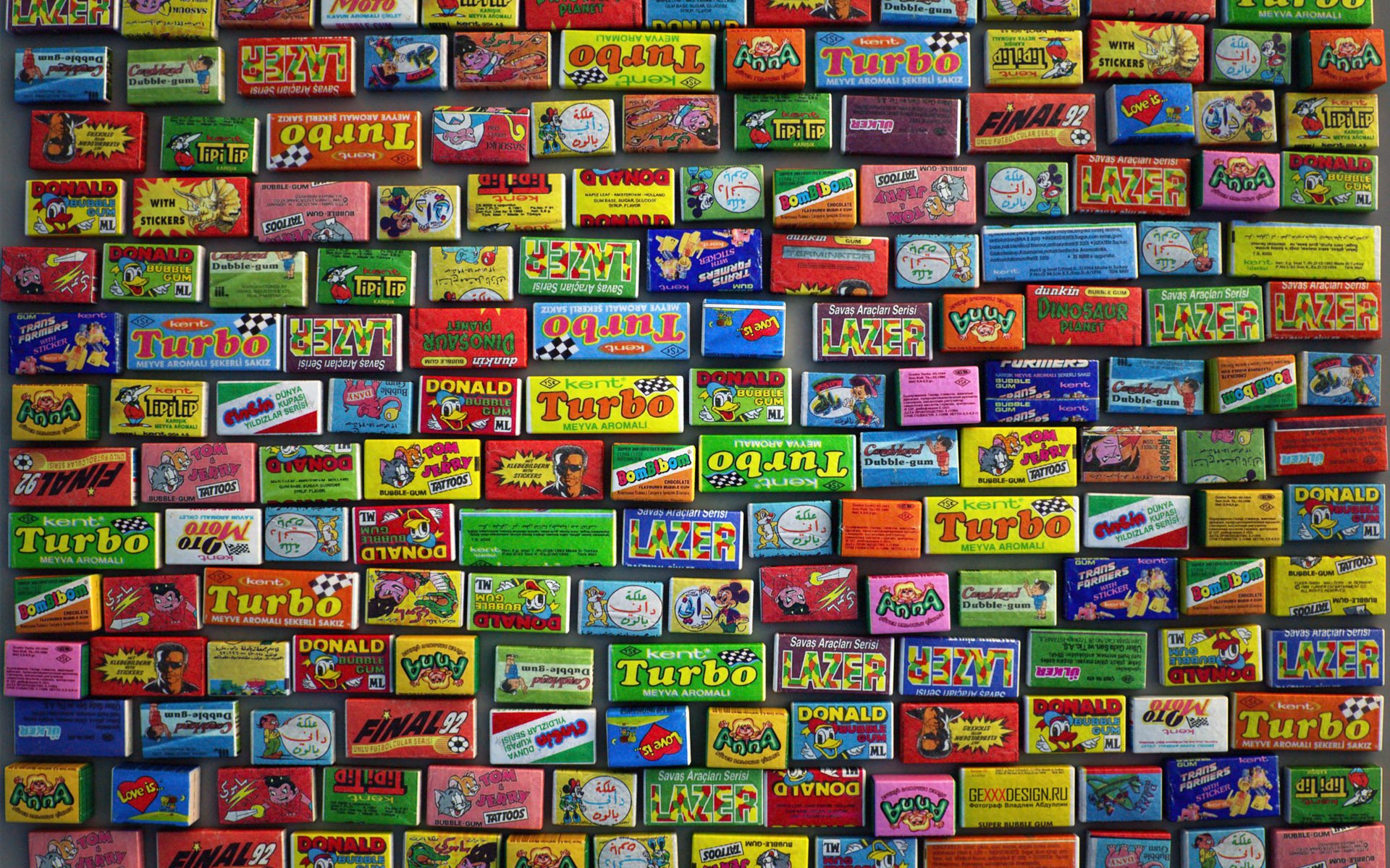 Bubblegum Wallpaper - All Different Types Of Gum (#2001026) - HD ...