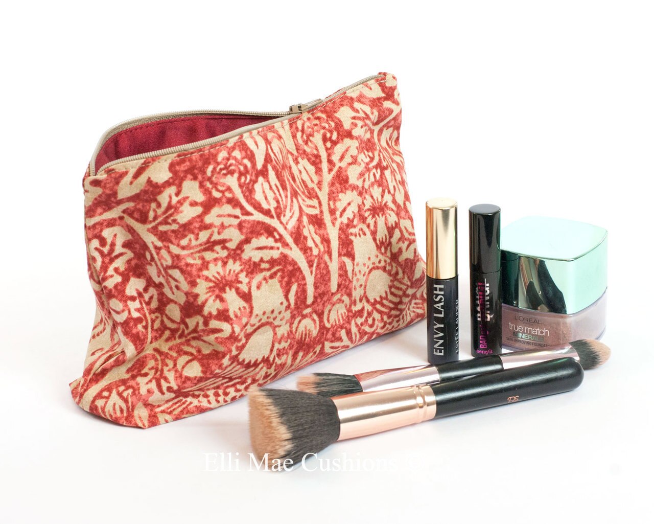 William Morris Brer Rabbit Red Fabric Makeup Bag - William Morris ...