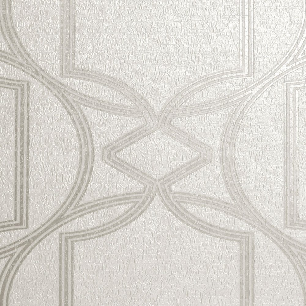 Deco Geometric Wallpaper, Ivory - Motif (#2034623) - HD Wallpaper ...