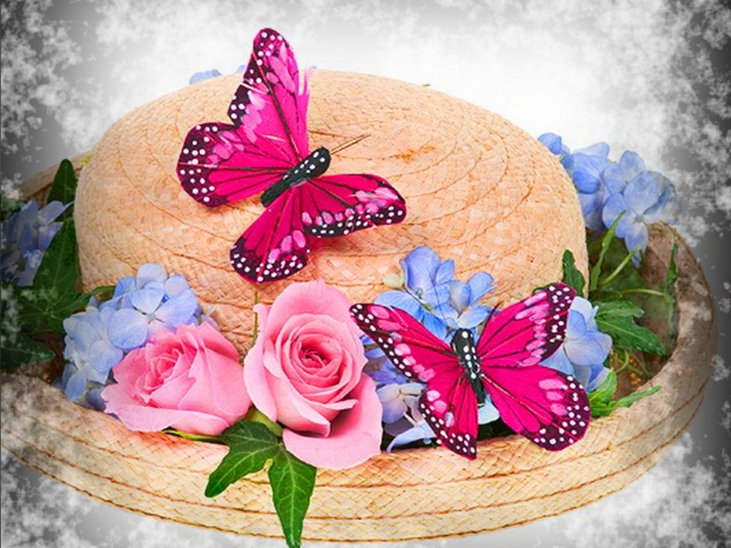 Butterfly - Easter Bonnet Hats (#2048423) - HD Wallpaper & Backgrounds ...