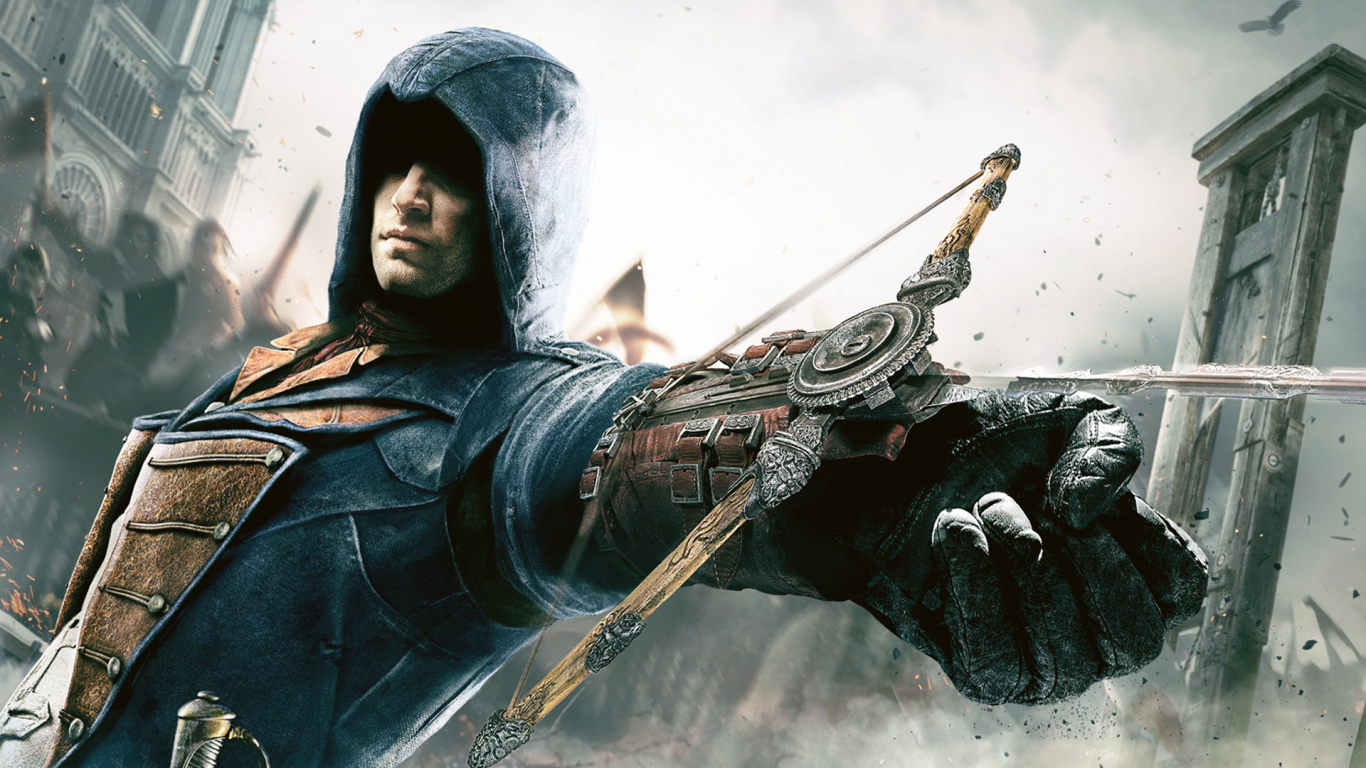 Assassins Creed Unity Arno Victor Dorian Crossbow Wallpaper - Assassins ...