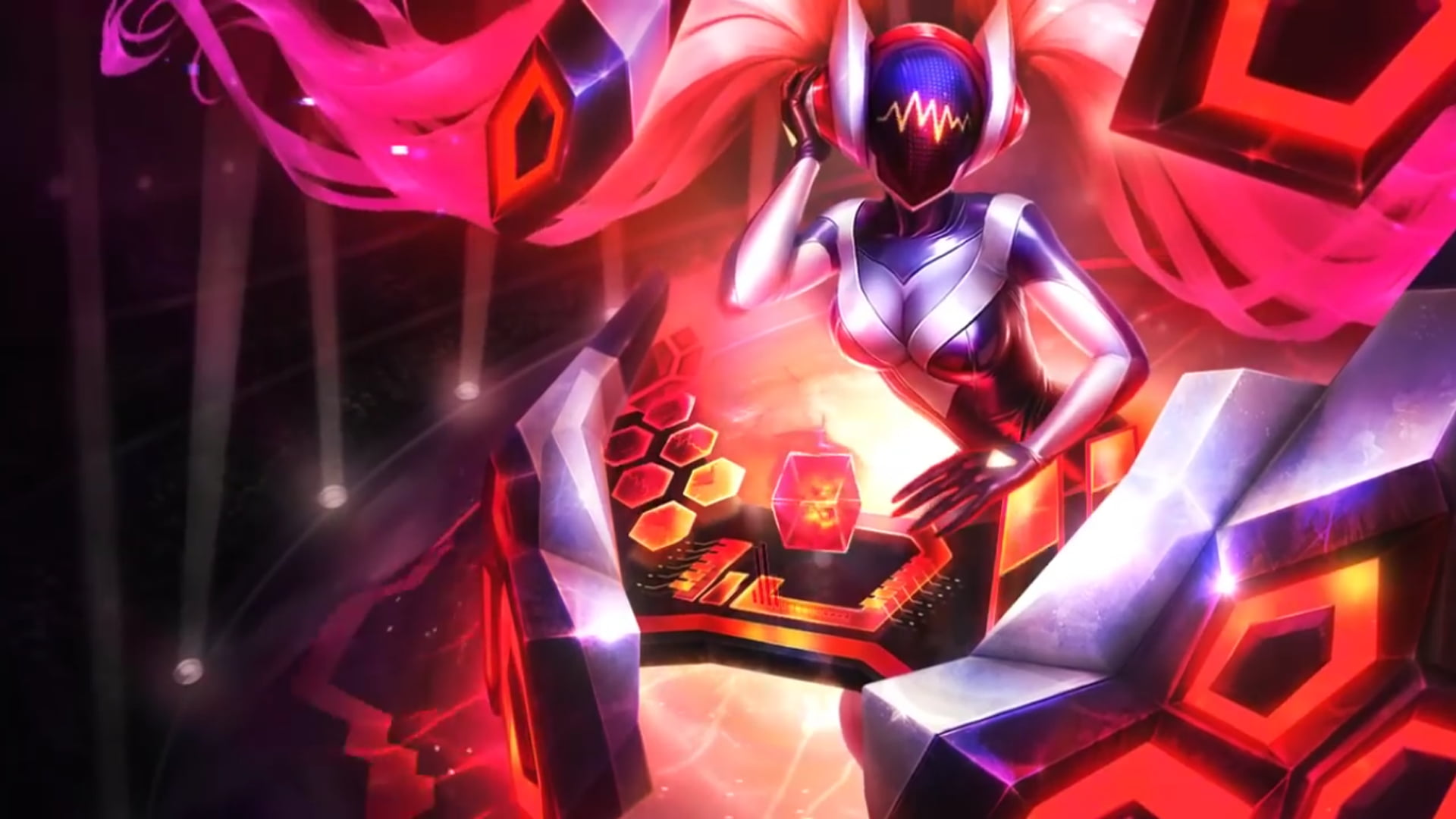 Dj Digital Wallpaper League Of Legends Sona Hd - Lol Dj Sona Gif ...