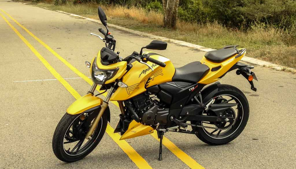 New Tvs Apache Rtr 200 4v Yellow Image - Apache 200 4v All (#216855 ...