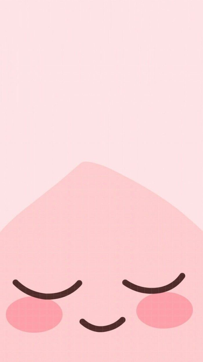 Apeach's Face Peach Wallpaper, Kawaii Wallpaper, Bts - Apeach 壁紙 ...