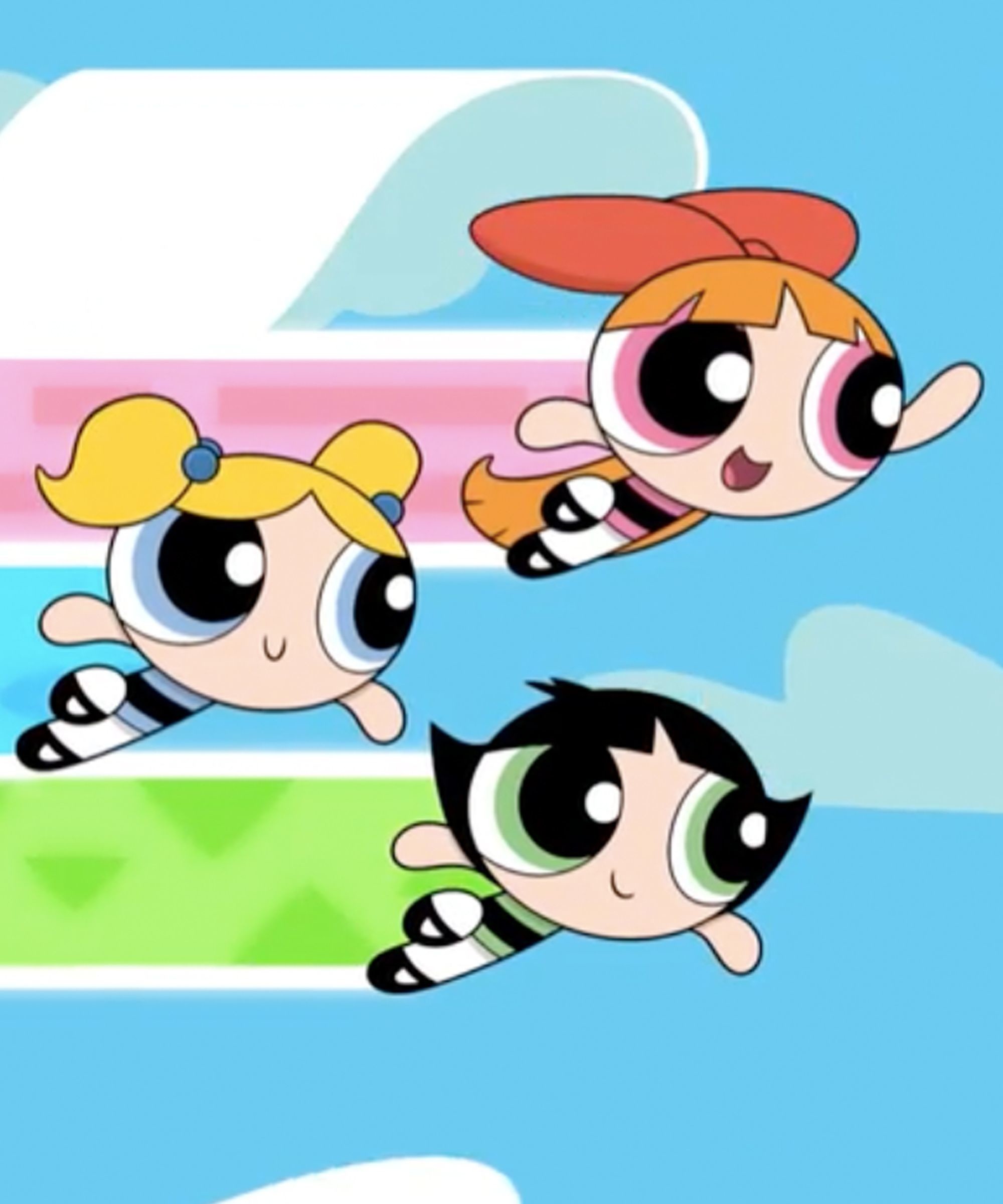 Powerpuff Girls - Powerpuff Girls 2016 Flying (#2104149) - HD Wallpaper ...