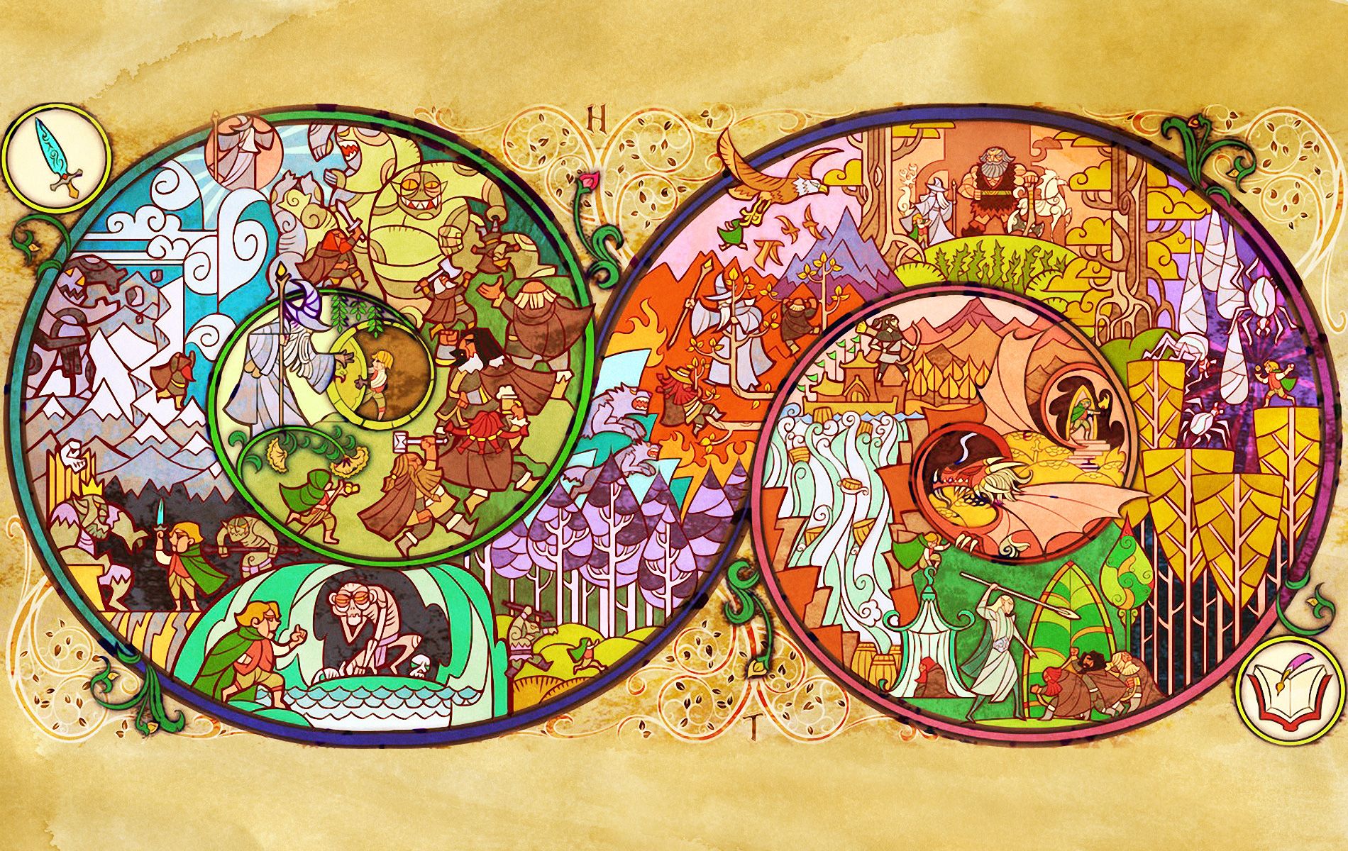 Download The Lord Of The Rings The Hobbit Fantasy Wallpaper - Fanart ...