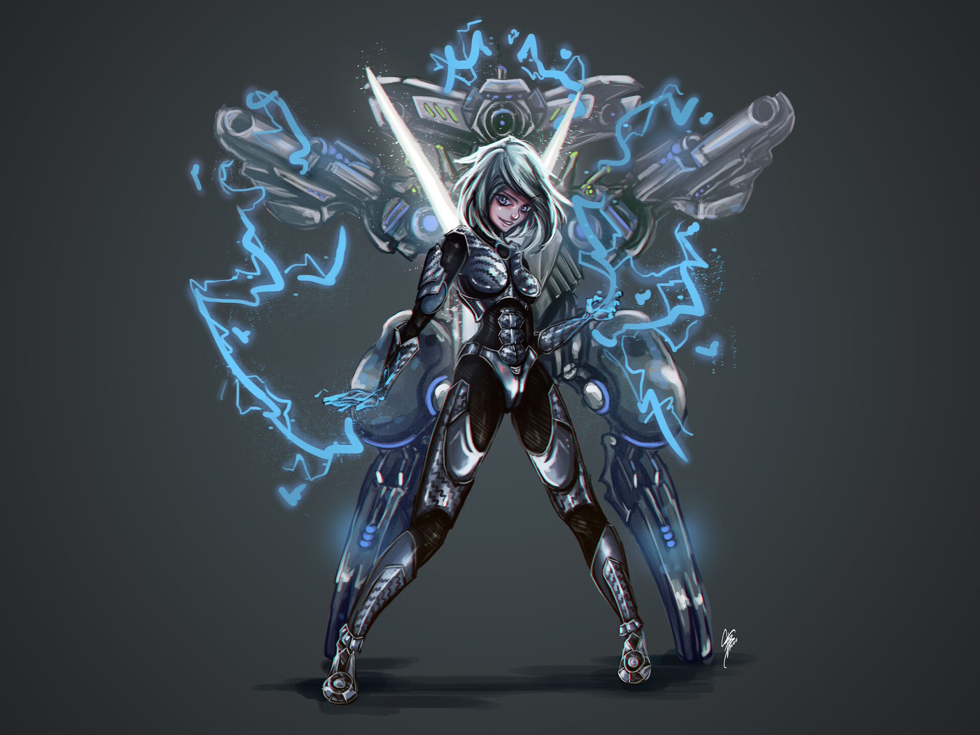 Finished Artwork Of Medion´s Erazer Girl - Illustration (#2164266) - HD ...