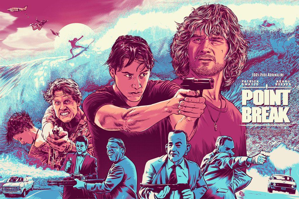 Point Break Hd Wallpaper From Gallsource - Point Break 1991 Poster ...