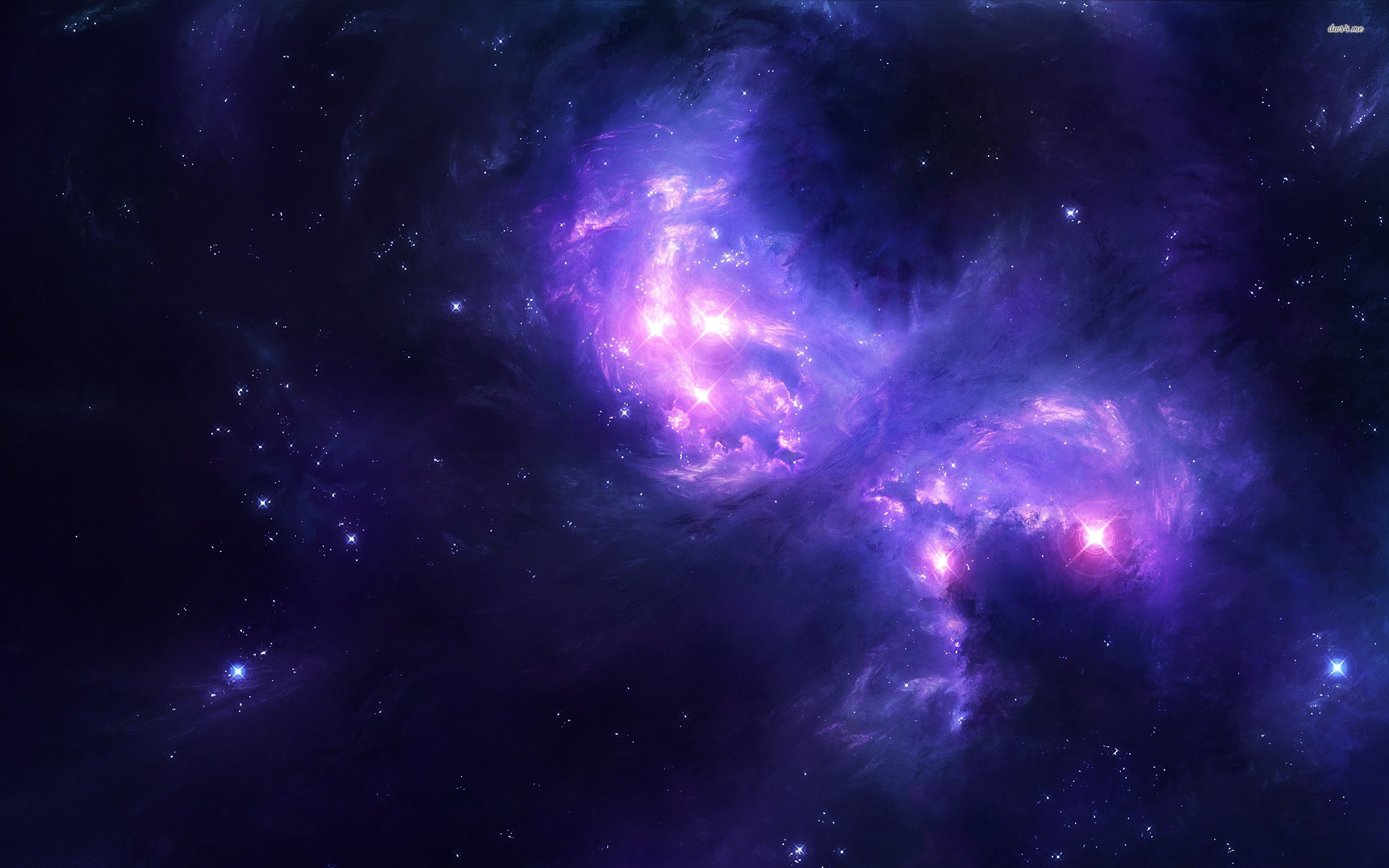 Purple Nebula Wallpaper - Fondo De Pantalla Espacio Pc (#2193047) - HD ...