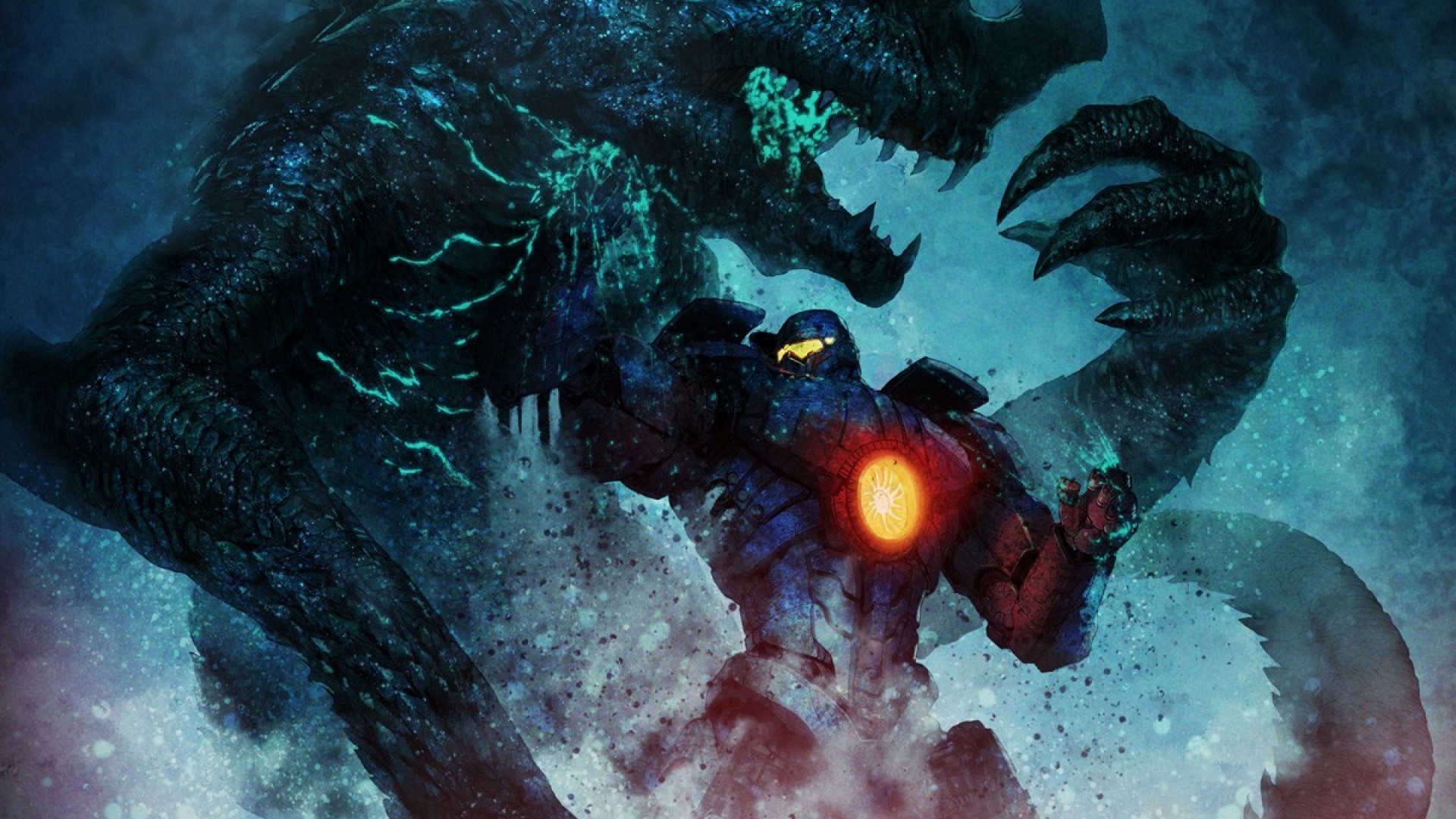 Pacific Rim Monster Fight (#228139) - HD Wallpaper & Backgrounds Download