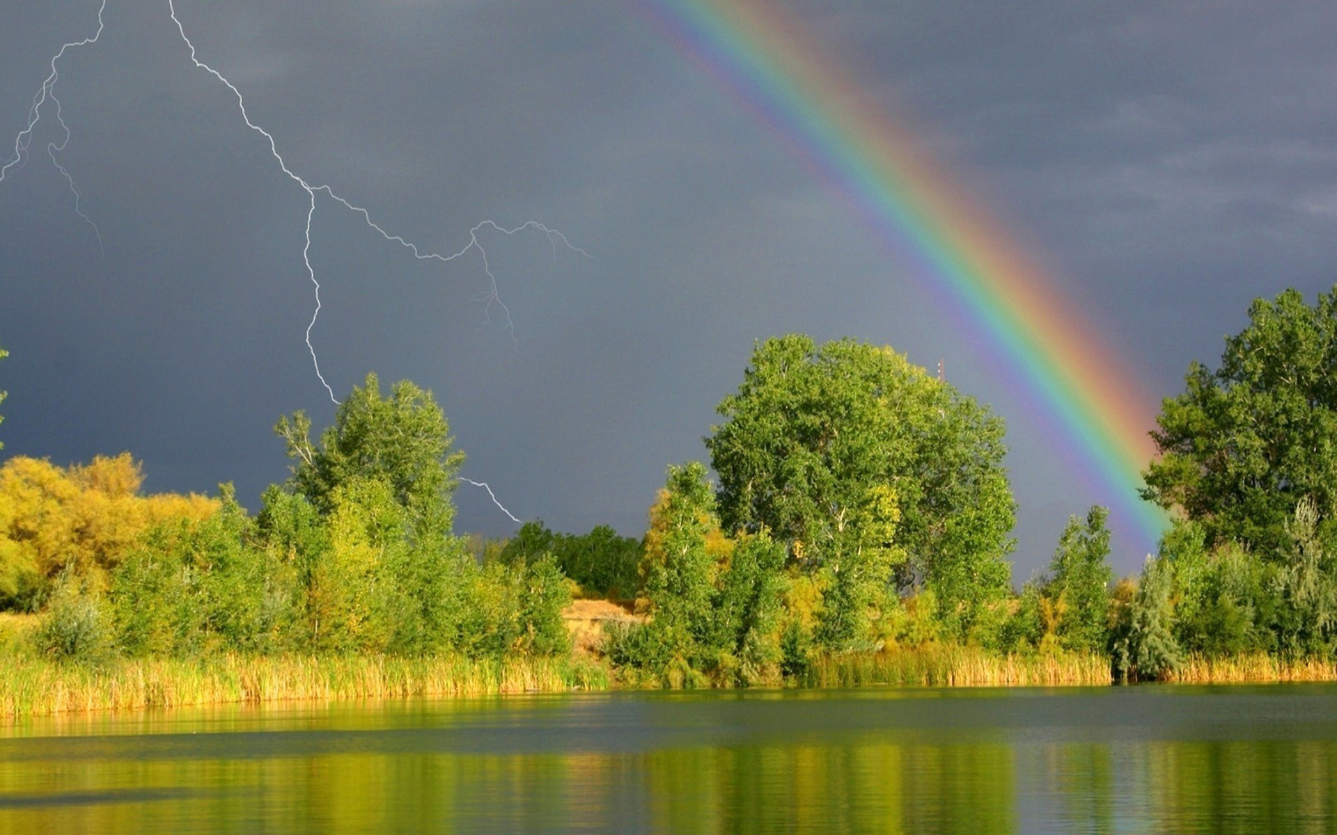 Natural Seven Colors Rainbow High Definition Wallpaper - Rainbow ...