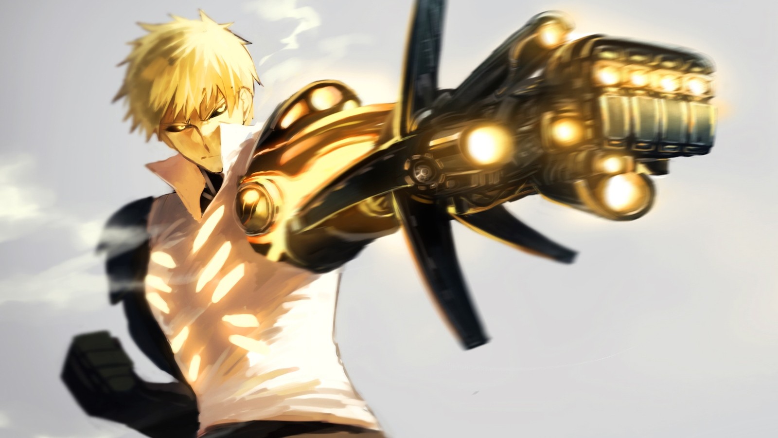 Lone Cyborg One Punch Man (#2231317) - HD Wallpaper & Backgrounds Download