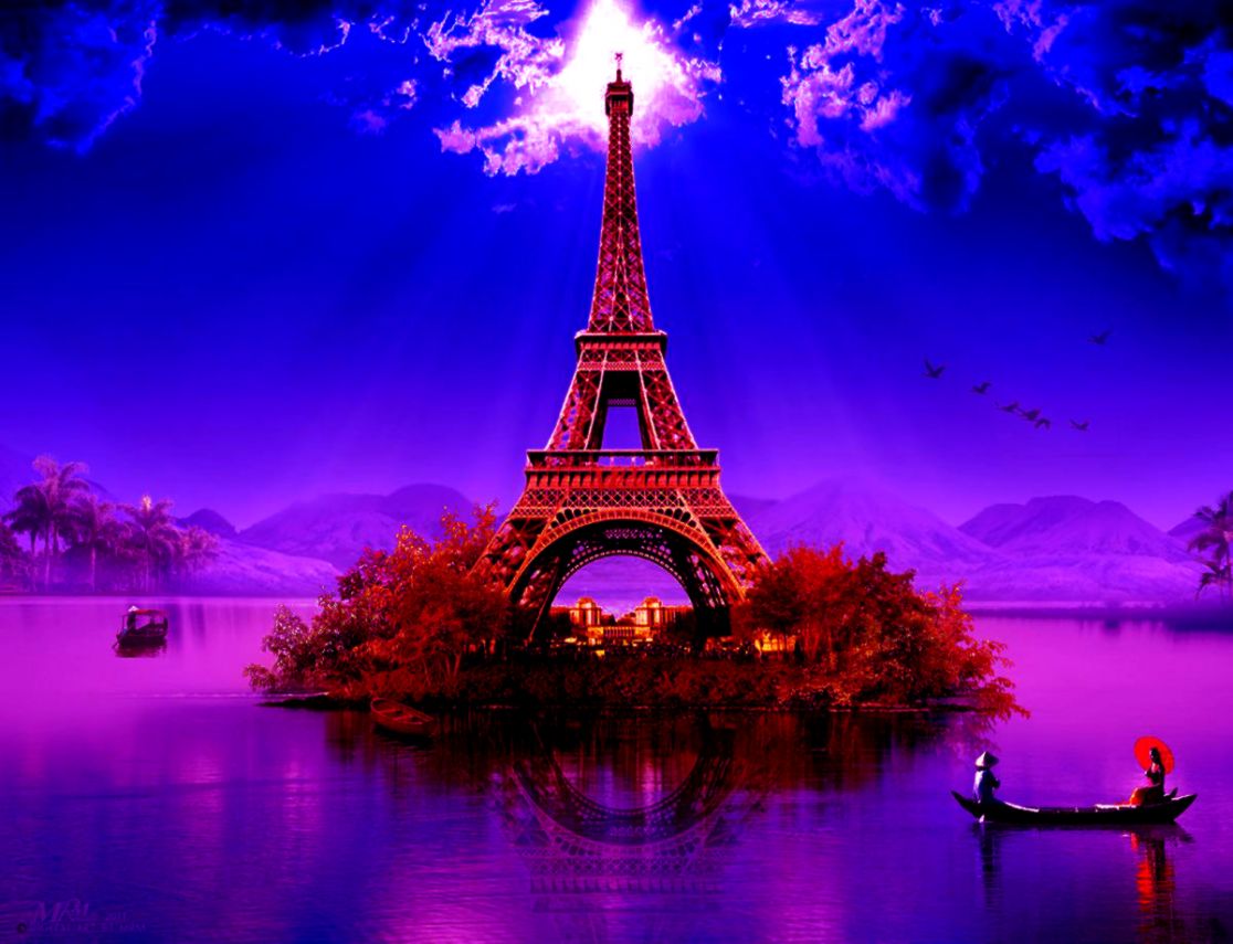 Eiffel Tower Paris Wallpaper Purple (#2245968) - HD Wallpaper ... Eiffel Tower Paris Wallpaper Purple (#2245968) - HD Wallpaper ...