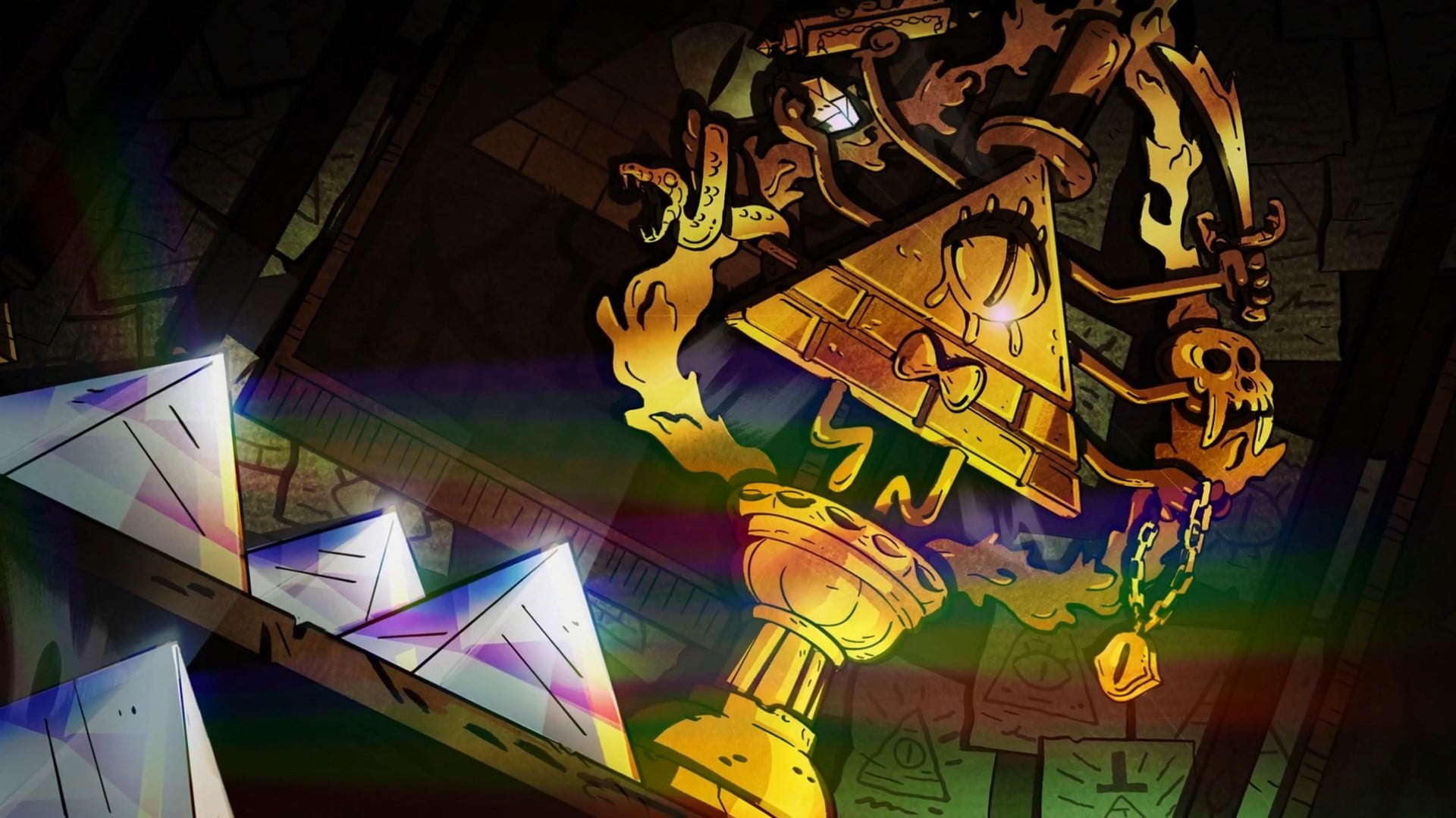 Bill Cipher And Anti Bill (#2249976) - HD Wallpaper & Backgrounds Download