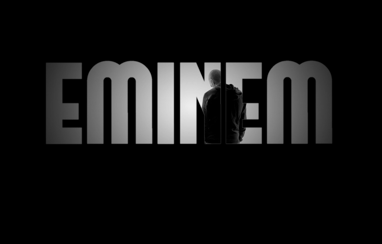 Eminem In Black Background (#2288094) - HD Wallpaper & Backgrounds Download