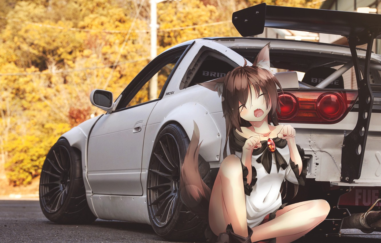 Photo Wallpaper Anime, Nissan, Drift, Art, Anime, Nissan, - Jdm Cars ...