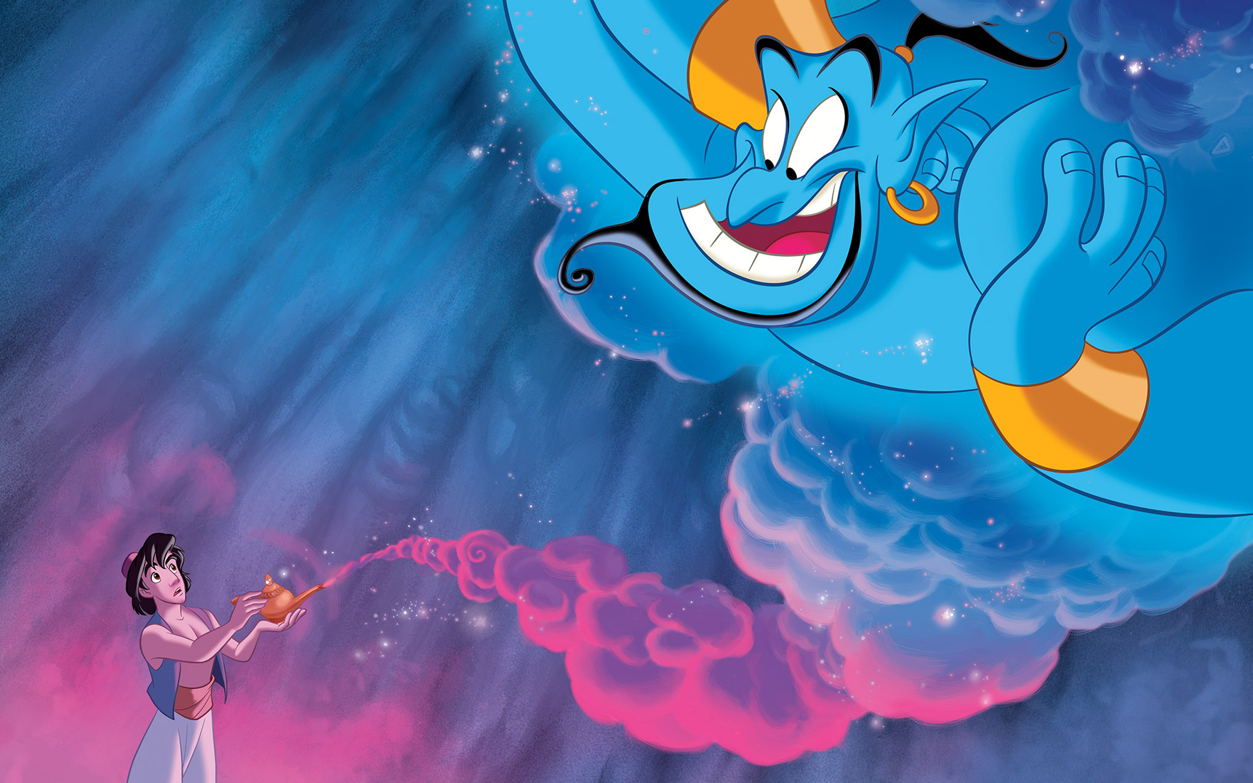 Aladdin Making A Wish (#2301500) - HD Wallpaper & Backgrounds Download