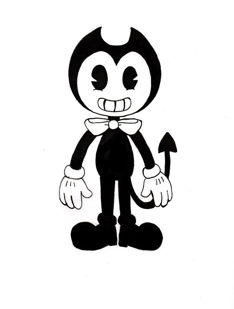 Simple Bendy Drawings (#2333001) - HD Wallpaper & Backgrounds Download