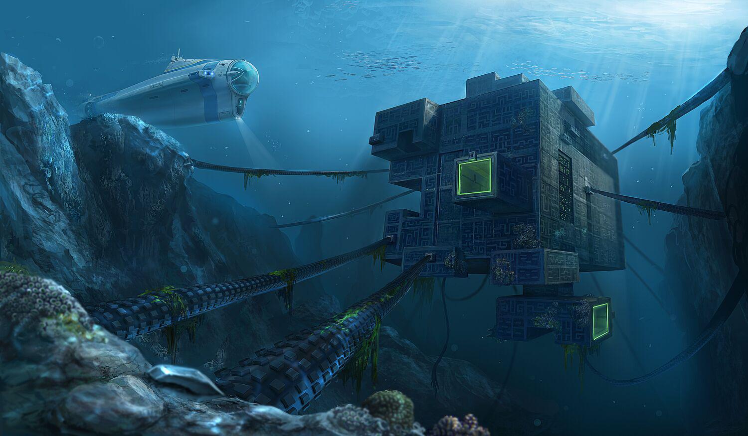 Subnautica Precursor Concept Art (#2362808) - HD Wallpaper ...