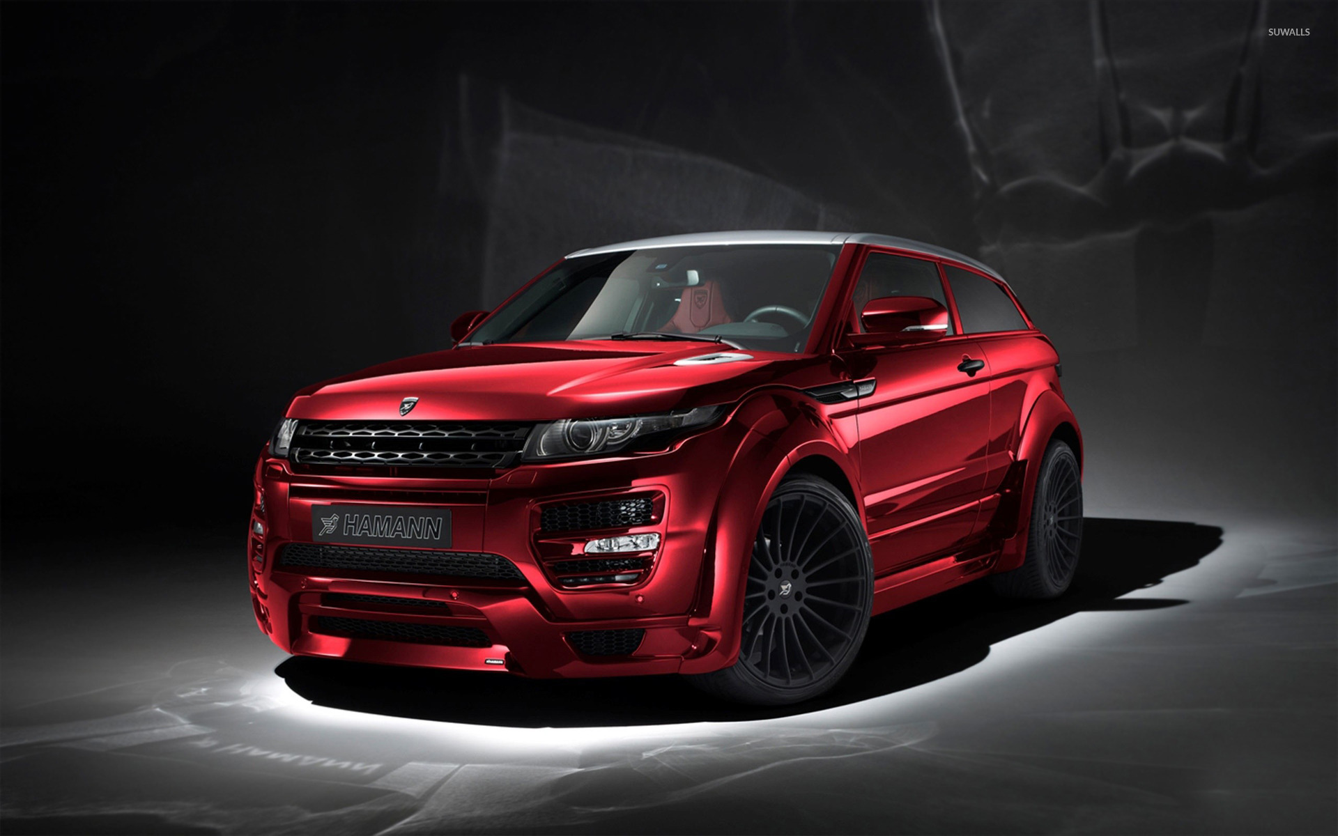 Red Range Rover Modified (#2375494) - HD Wallpaper & Backgrounds Download