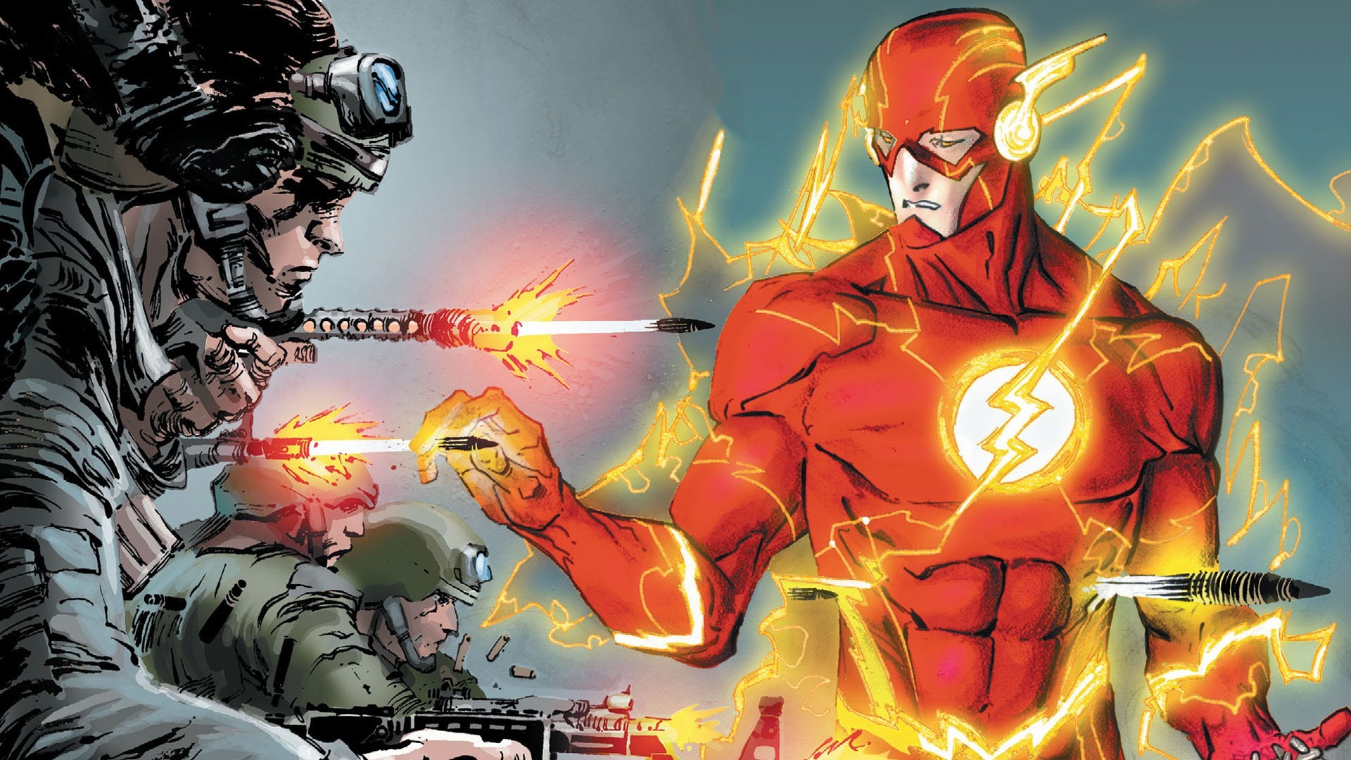 Flash Comic (#2381142) - HD Wallpaper & Backgrounds Download